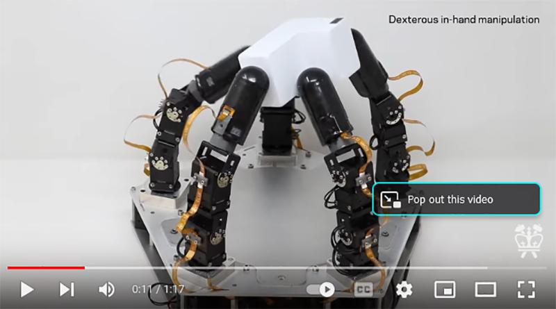 Highly Dexterous Robot Hand Can Operate in the Dark | DEMM Engineering and Manufacturing